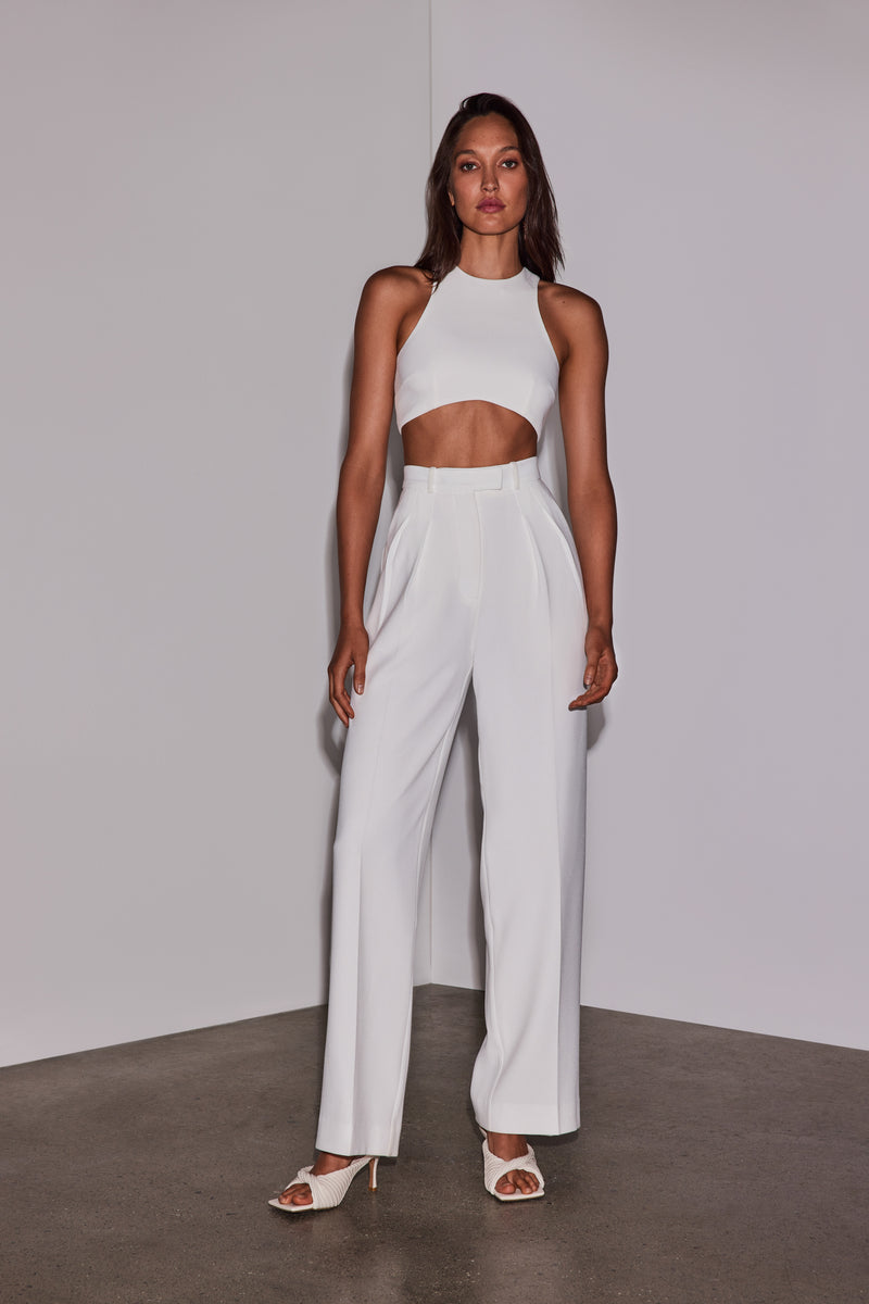 Krystyn Trouser in Ivory – Florence & Fortitude
